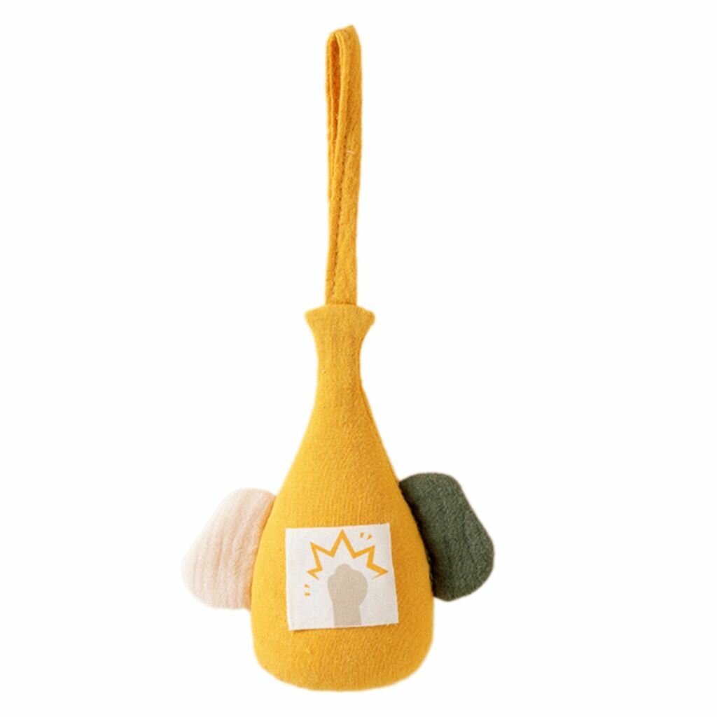 Детское полотенце, Игрушка для успокоения с кулаками для младенцев - желтая