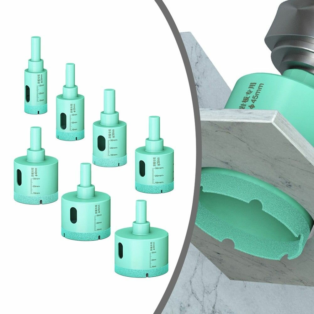 OZ-URJSH 18-50 мм коронки для открывания сверла треугольный хвостовик фреза для мраморной плитки