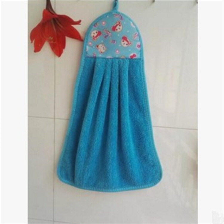 Коралловый флис Кухня Ручная салфетка Новая впитывающая подвесная ручная салфетка Бытовая Чистящая салфетка Ткань для