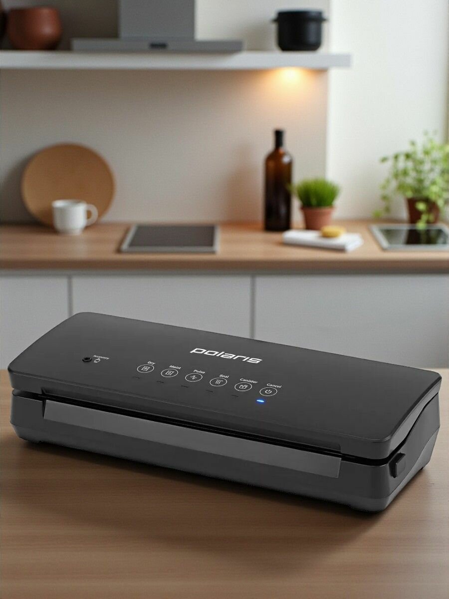 Вакууматор POLARIS PVS1310, мощность 100 Вт, производительность 12 л/мин