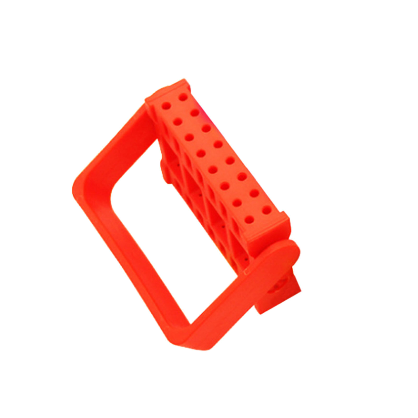 16 Holes Nail Art Grinding Head Bit Holder Display Storage Box Nail Bits Container Stand Display Rack, Type: Nail Bits Holder, Material: ABS, Color: White/Black/Orange/Rose red, Package Size: 7*6*1.2cm, Package Weight: 27g, Package