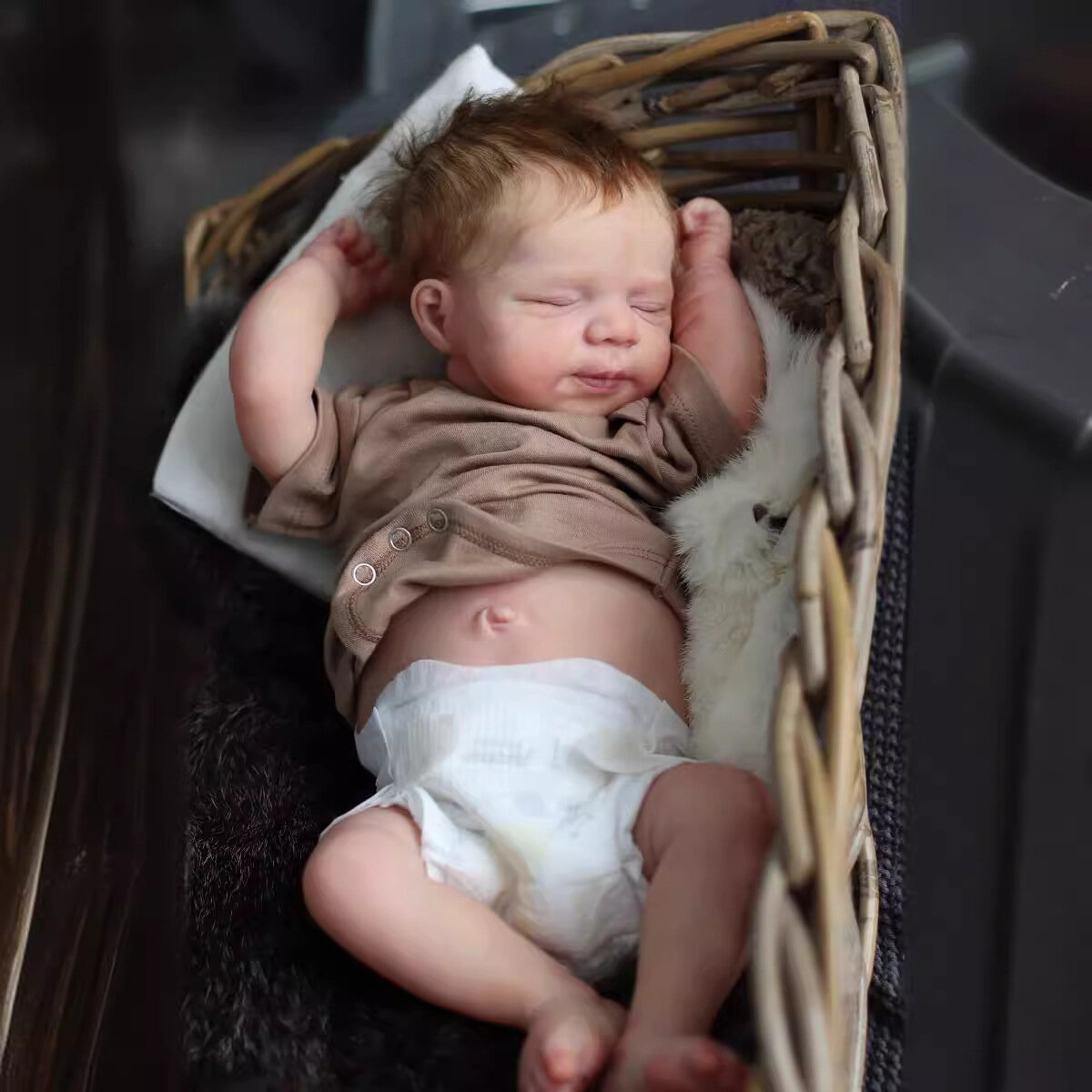 Кукла-младенец Паскаль, 50 см, реалистичная кукла для купания, игрушка для детских ролевых игр.