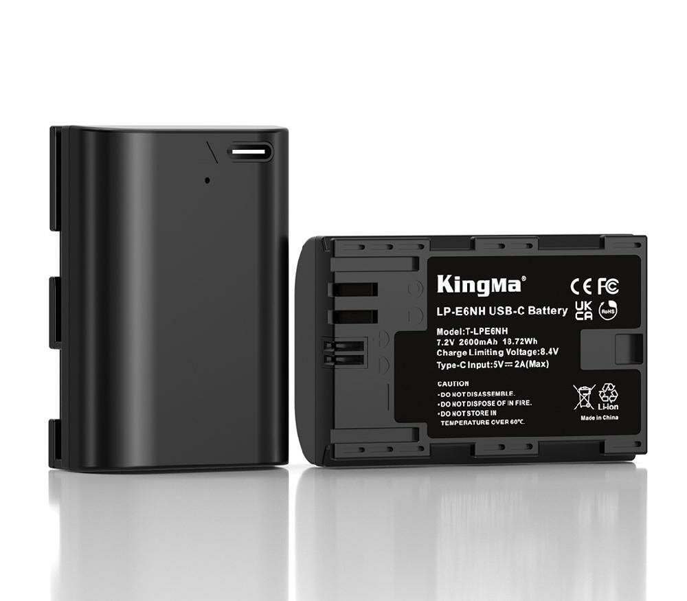 Аккумулятор Kingma LP-E6NH (2600mAh) Type-C