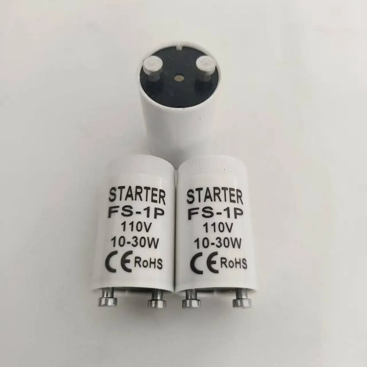 Стартер FS-1P для AC110V 10-30 Вт, люминесцентная трубка, предохранитель, стартер CE ROHS, 25 шт./кор.