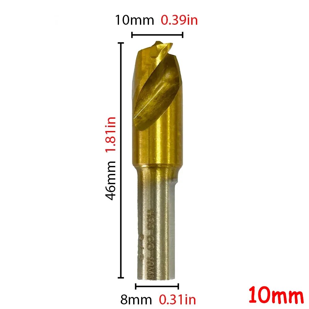 6,5-10 мм кобальтовое сверло для точечной сварки, сверло из быстрорежущей стали, сварочное сверло для точечной резки, инструмент для удаления автомобильного листового металла, точки сварки