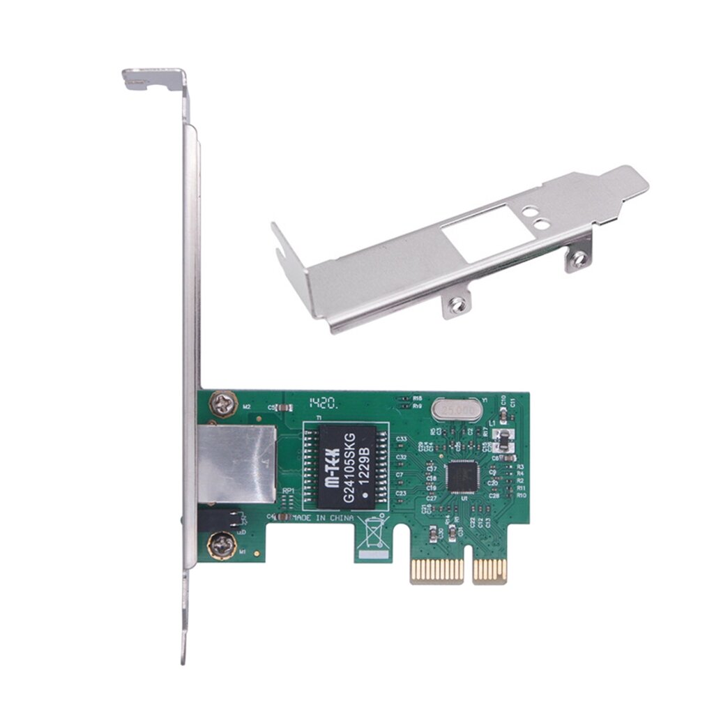 Чип RTL8111E сетевой карты 1000M без привода PCI E с чипом RTL8111E