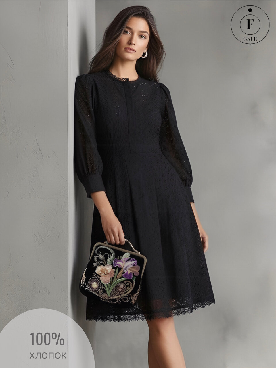 Платье Платье хлопковое шитьё премиум модель