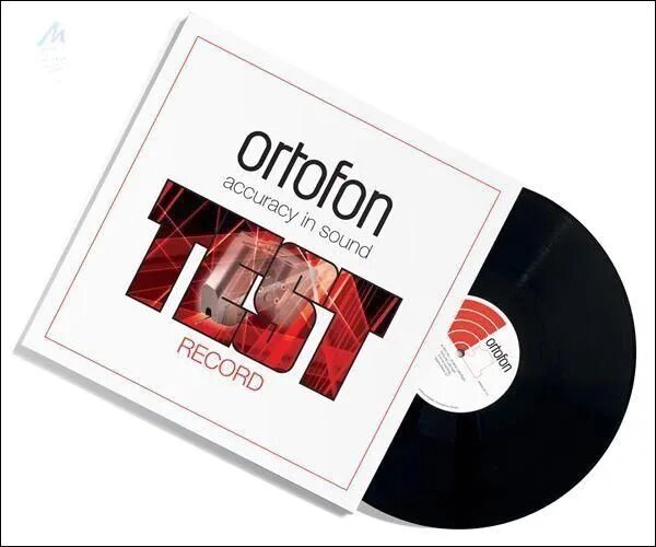 Аксессуар для винилового проигрывателя Ortofon Test Record, пластик, черный