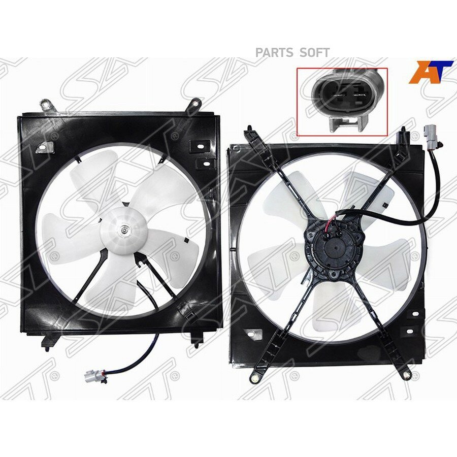 Диффузор Toyota Camry (XV10, XV20) 91-02 / Daihatsu Altis 00-01 от официального дистрибьютора, SAT, артикул STTY372010