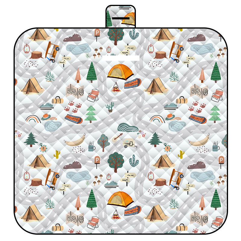 Ультразвуковой пикниковый коврик, утолщенный, водонепроницаемый, влагозащитный коврик, пляжный коврик, кемпинговый коврик, уличный пикниковый коврик, настраиваемый