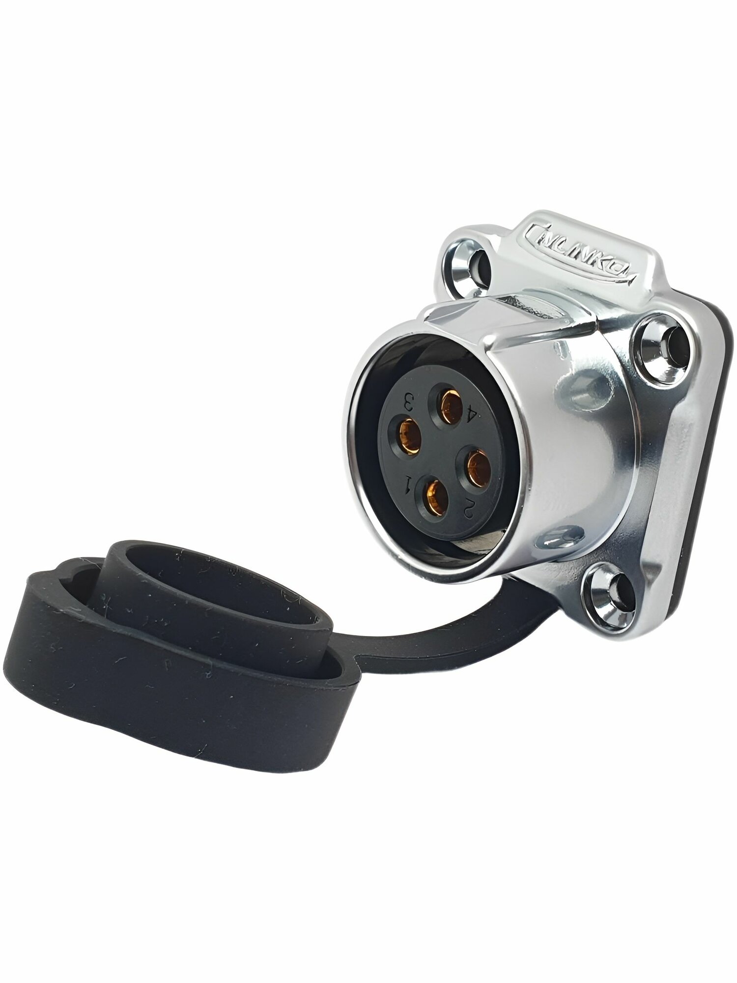 Разъем CNLINKO LP-20, 4-пиновый, 4pin, мама, IP67