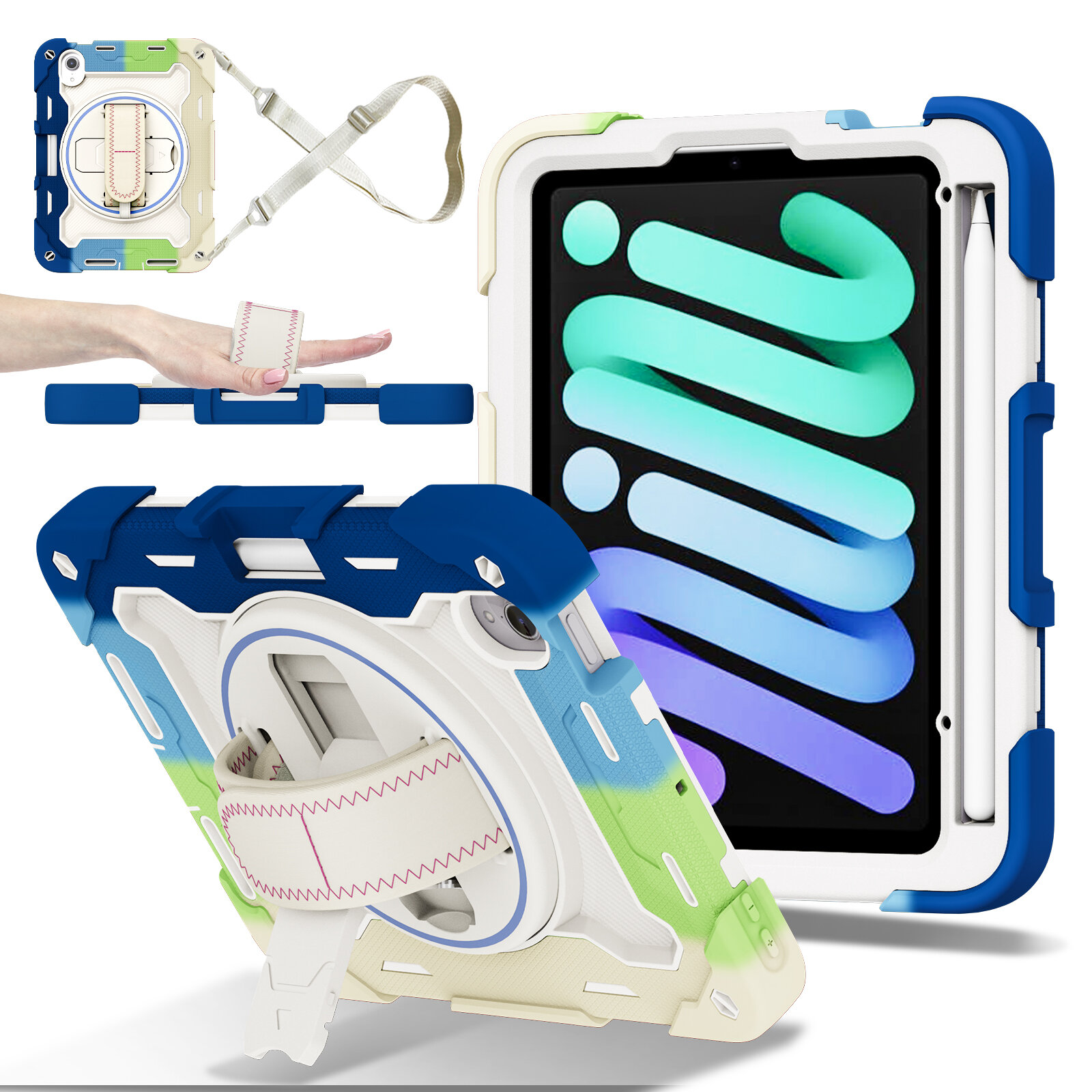 Чехол для iPad mini 7 / iPad Mini 7th Gen A17 Pro и iPad mini 6