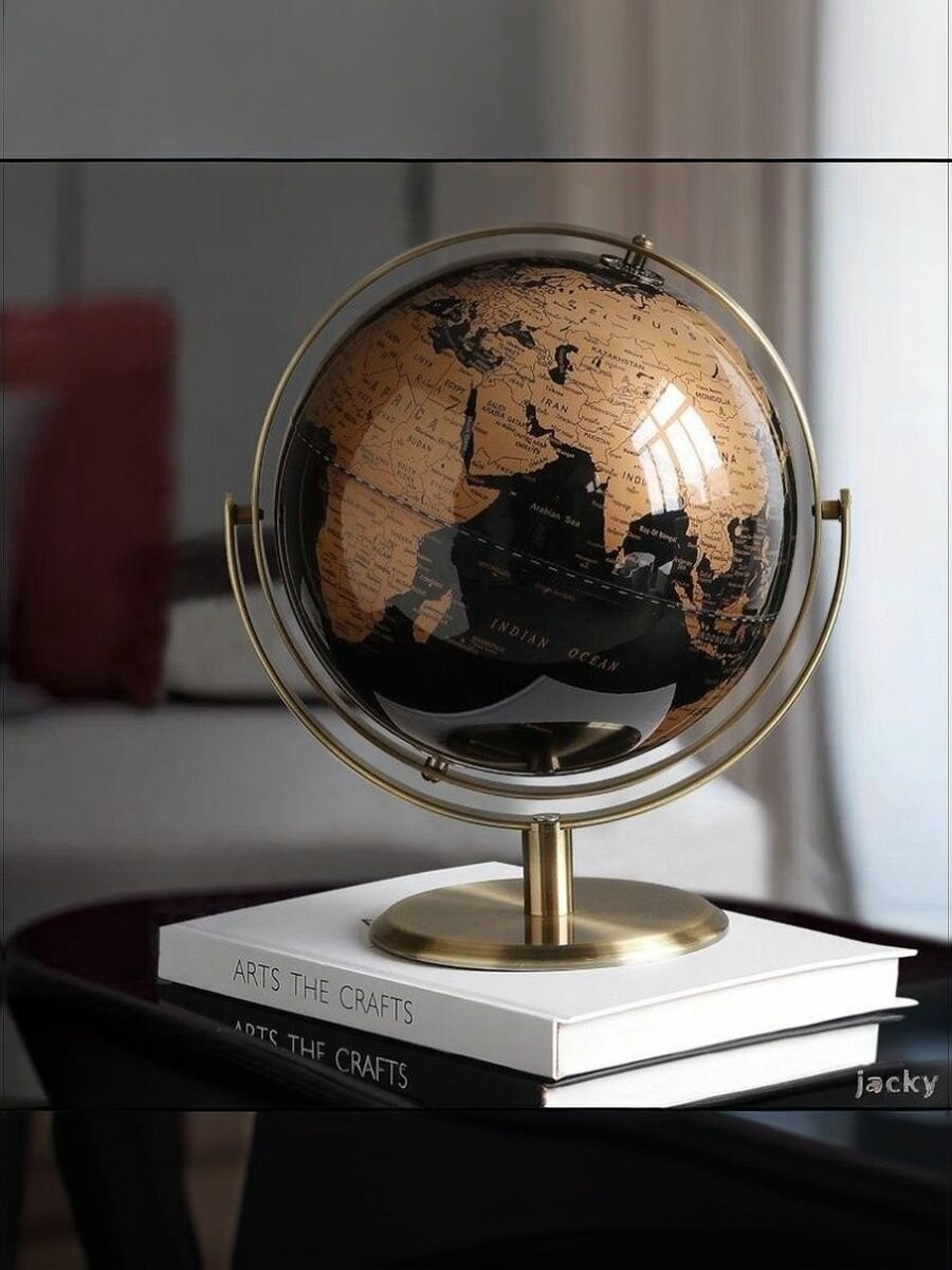 Металлическая подставка диаметром глобуса в стиле ретро, английский язык, креативный подарок, большой размер
