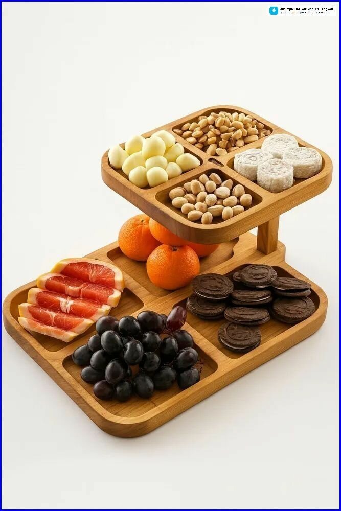 Подставка двухъярусная менажница