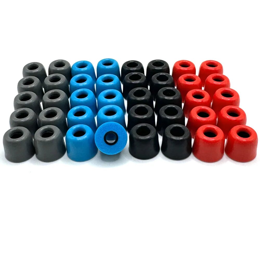 20 пар улучшенных амбушюров из пены с эффектом памяти T300 4,0 мм Калибр амбушюры/колпачки для вкладышей 4,0-4,7 мм губчатый материал для наушников амбушюры из хлопка