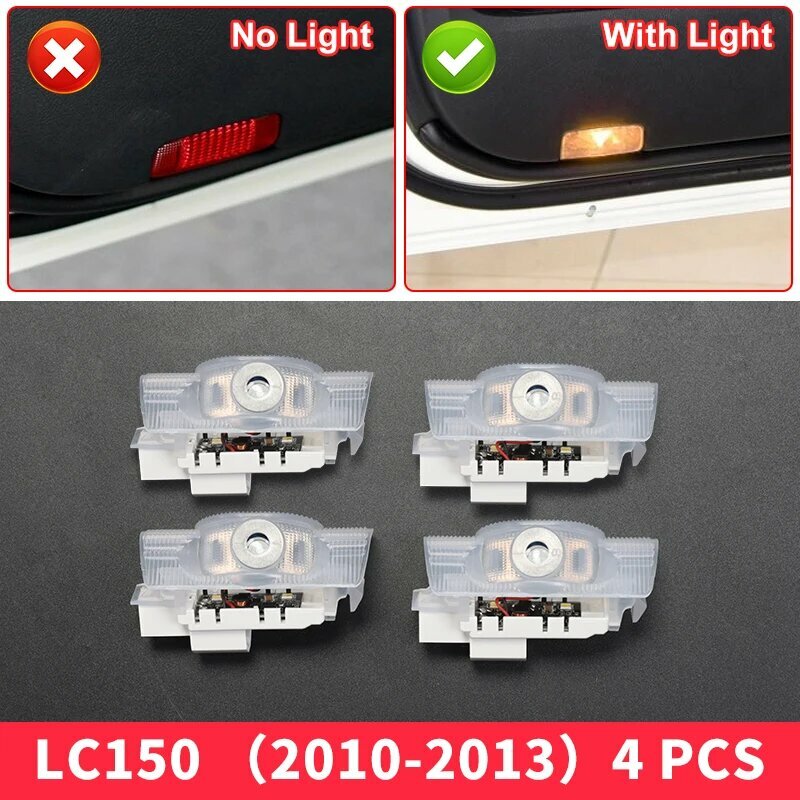 Лампы подсветки двери Toyota LC150 2010-2013, 4 шт.