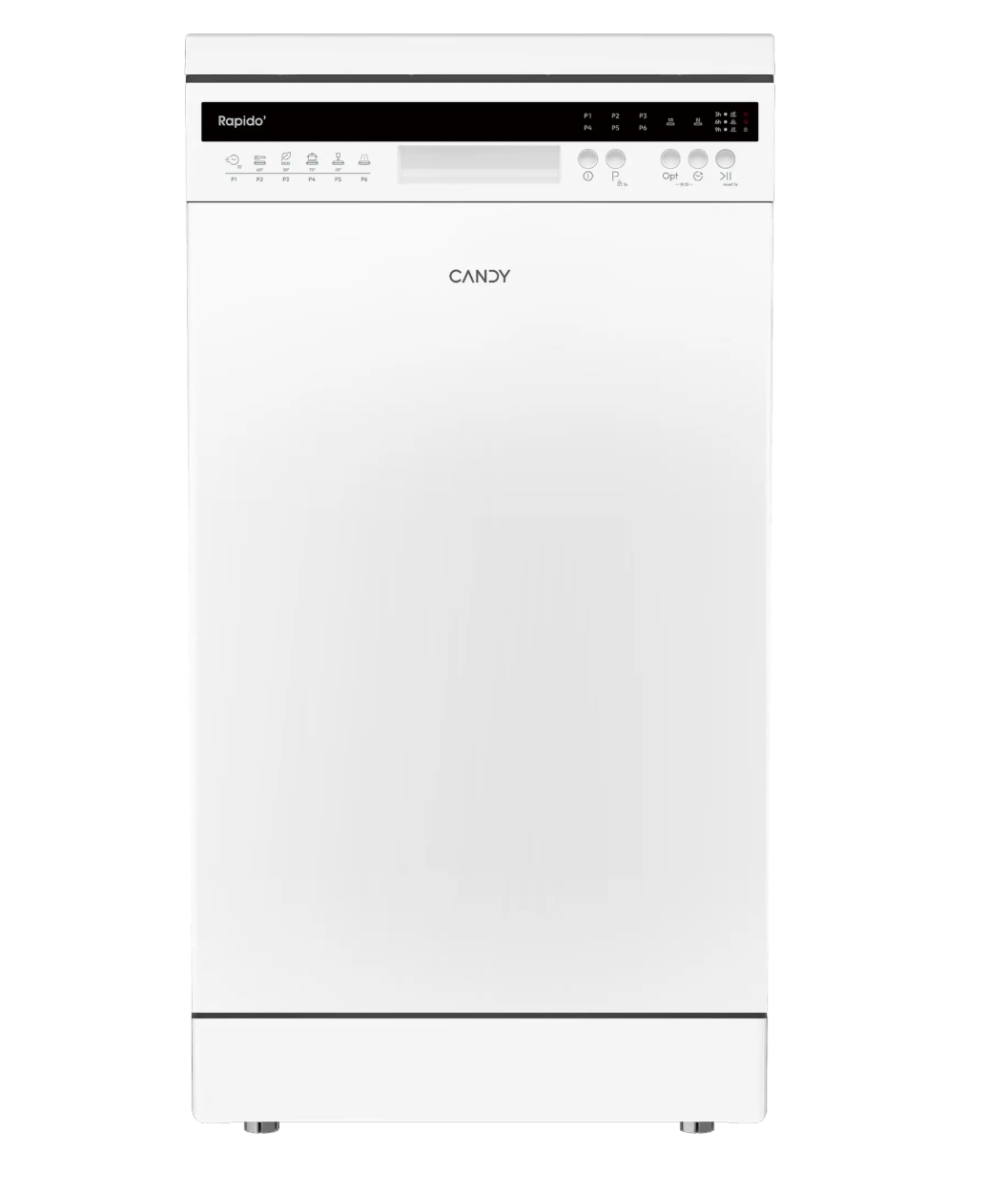 Посудомоечная машина CANDY "CF 0A9E0W-08", класс A, отложенный старт, белая
