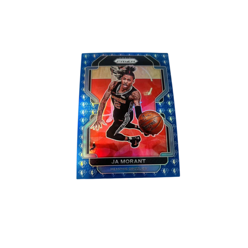 Panini Ja Морант 21 22 Баскетбол NBA Prizm Синий бриллиант 75-я годовщина Игрок Карточки Коллекция Карт