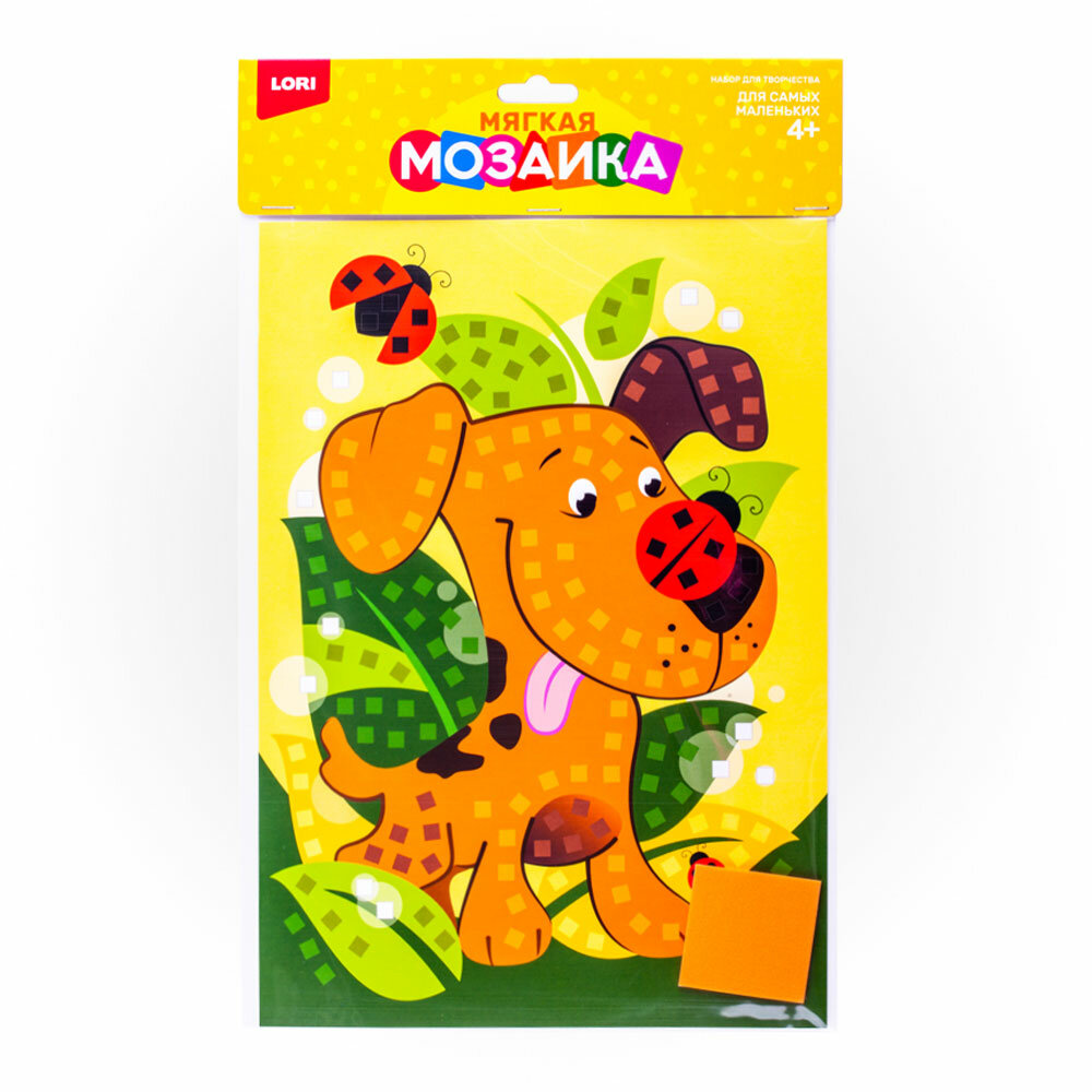 LORI Мягкая мозаика Собачка Большой набор Кэ-016 с 4 лет