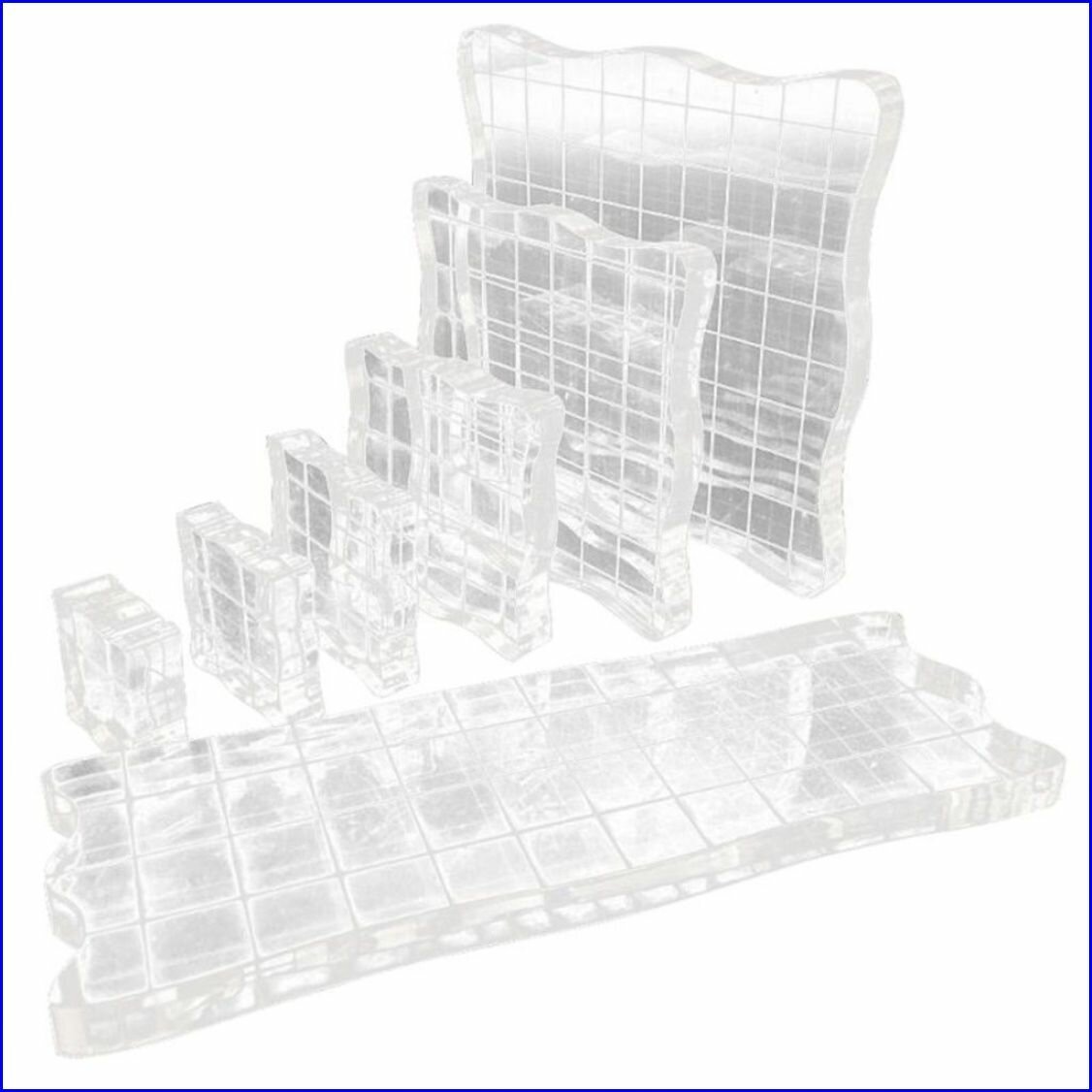 7шт Набор Прозрачных Акриловых Штампов для Скрапбукинга