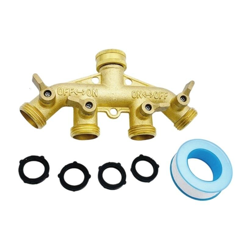 Четырехходовой адаптер для садового шланга, Красота зубов