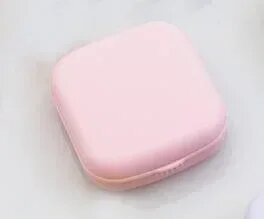 1PC Lovely Travel Kit Pocket Mini Contact Lens Case Travel Kit Easy Carry Mirror Lenses Box Container