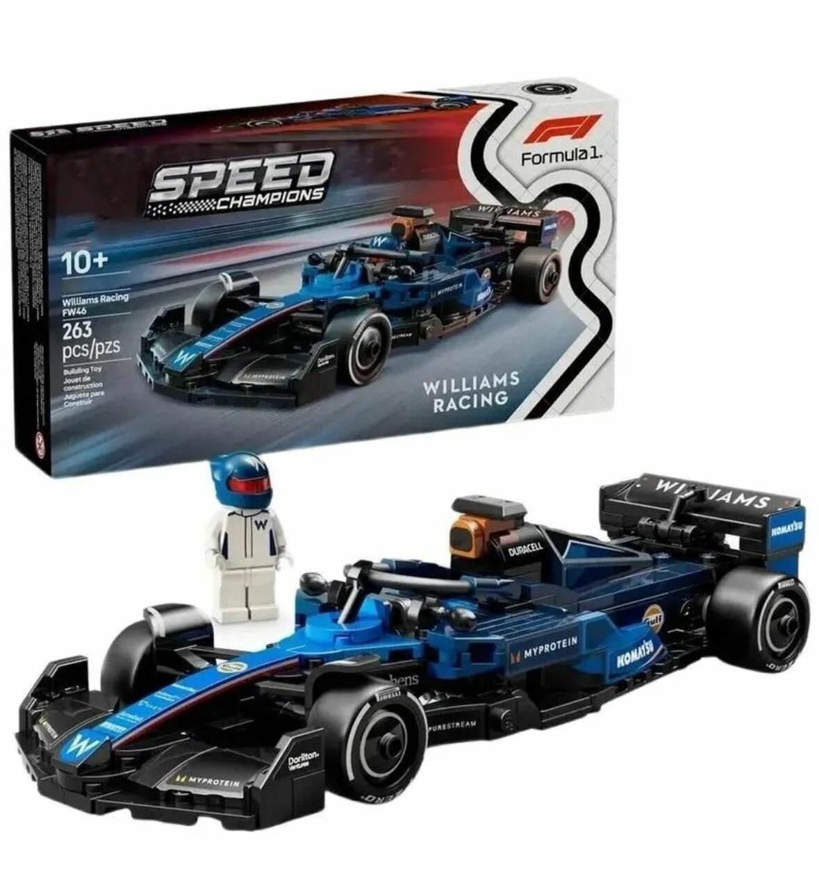 Конструктор 68018 Williams Racing Формула 1, 263 деталей