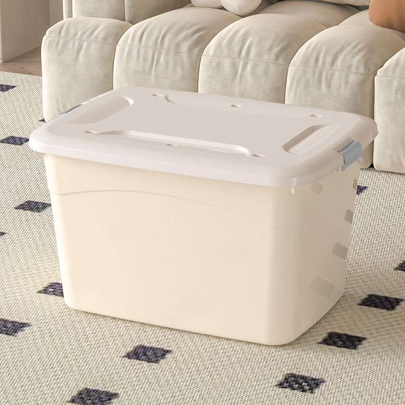 Очень большая пластиковая коробка для хранения одеял, игрушек и одежды; вместительная коробка для хранения вещей при переезде.