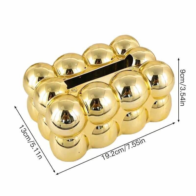 Коробка для салфеток для гостиной, легкая роскошь, высококачественный домашний креативный диспенсер для салфеток, коробка для хранения салфеток на обеденном столе, коробка для салфеток с чувством изысканности