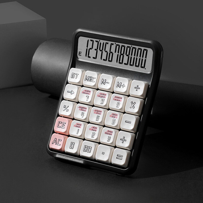 Калькулятор маджонга для финансового офиса, высокая эстетическая ценность, научный калькулятор для привлечения богатства, механическая клавиатура для студентов, съемный, в наличии