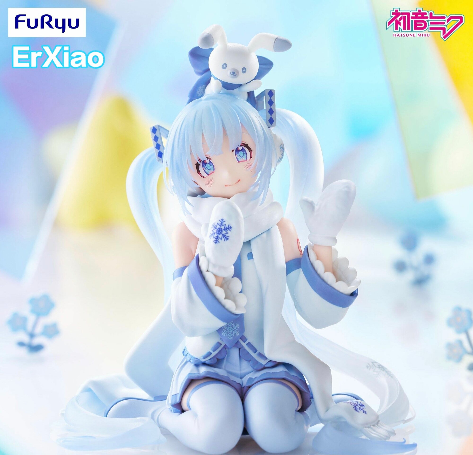 Фигурка FuRyu , Noodle Stopper Figure , Хацунэ Мику / Hatsune Miku Snow Miku Sky Towm Ver. 100mm