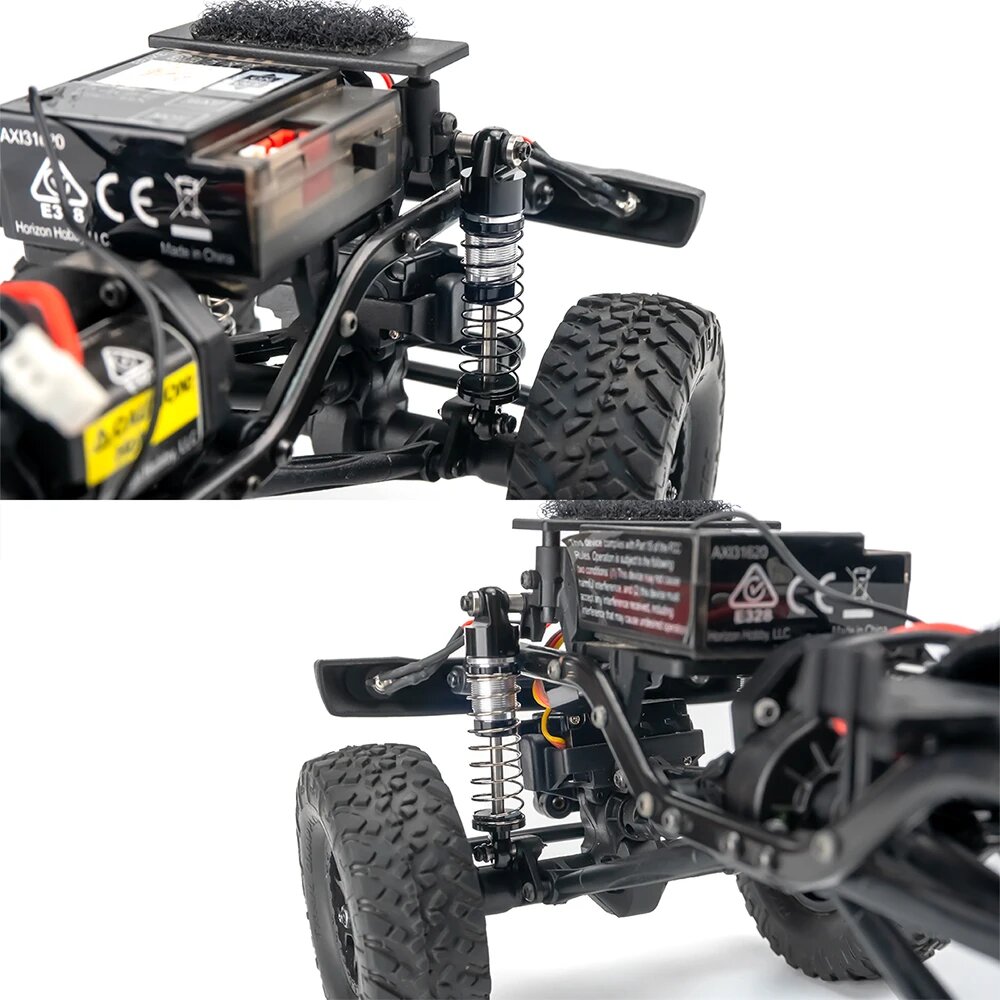 YEAHRUN Амортизаторы 48мм Черные для SCX24 1/24 — фото 1
