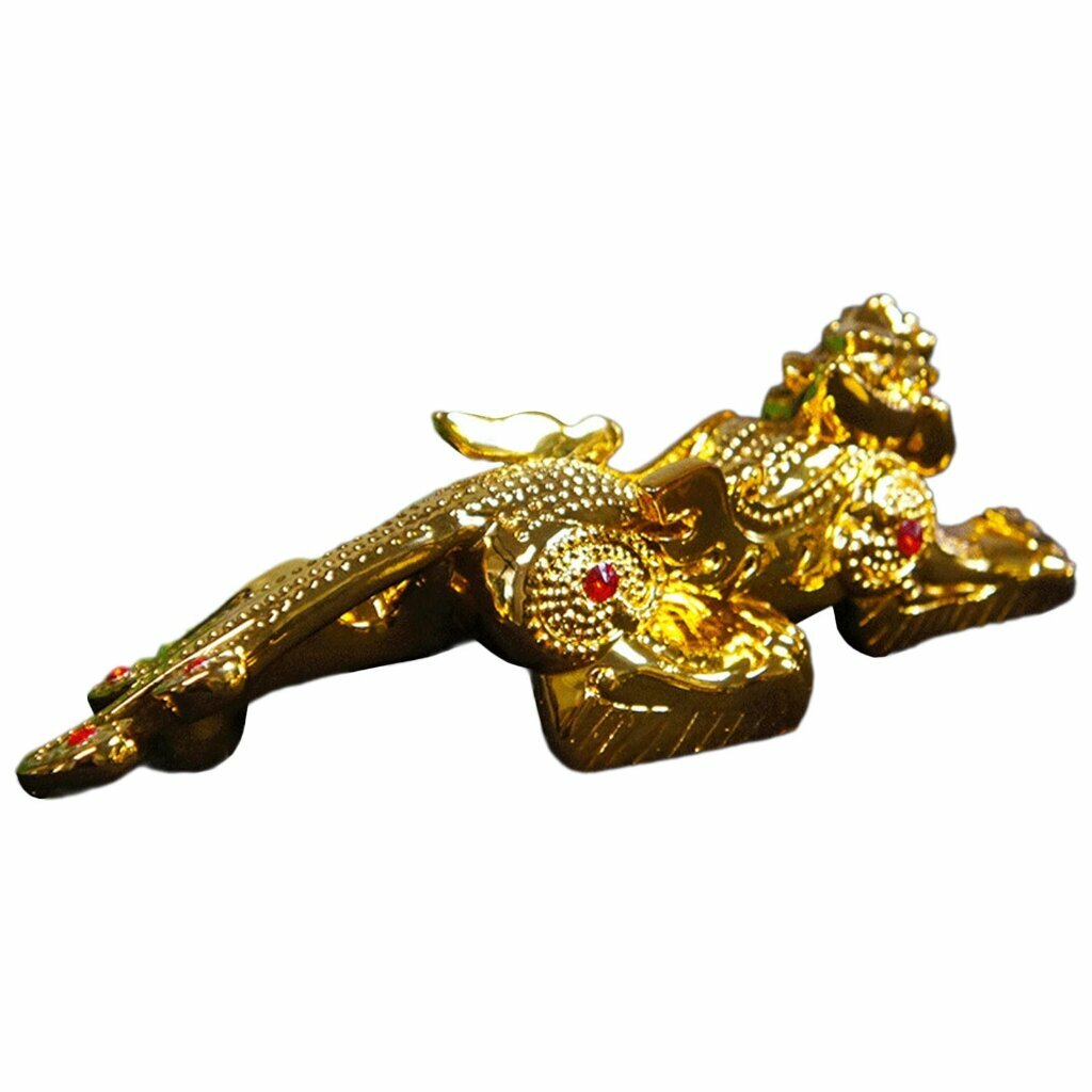 Латунная фигурка Пиксиу Крокодилов, символ богатства, статуя животного для декора дома и офиса