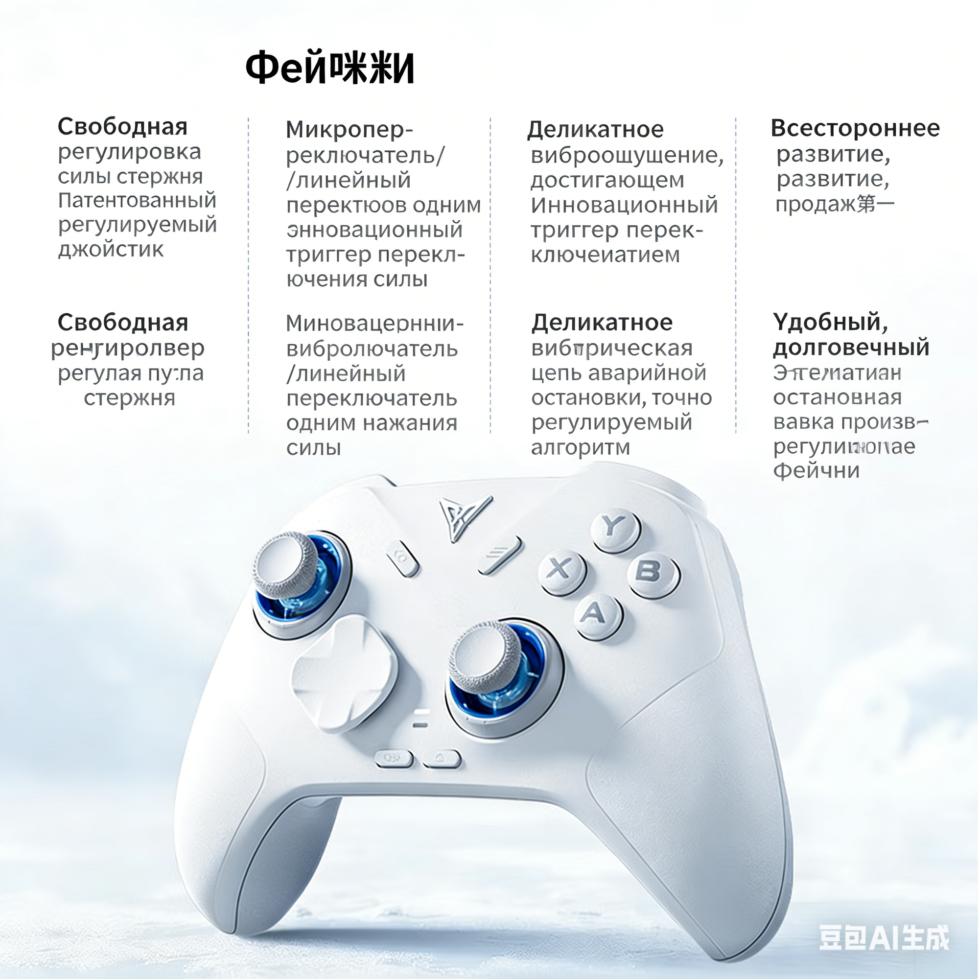 Flydigi Direwolf 4 беспроводной геймпад для ПК, Телефона, Nintendo, Steam Deck