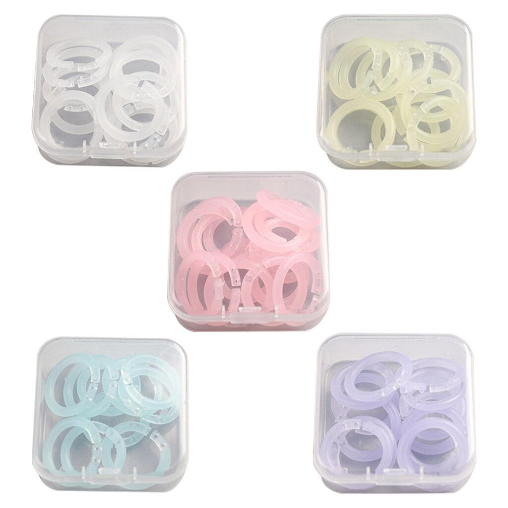 15 мм Связующие Кольца 100 шт. Книжные Кольца для Картотеки Вкладыша Блокнота