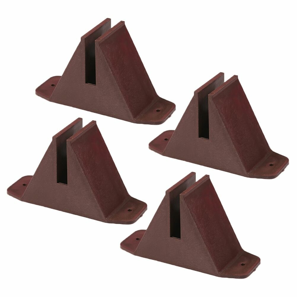 Надежный Пластиковый Держатель Забора, Фиксация, Сад, 4 Шт