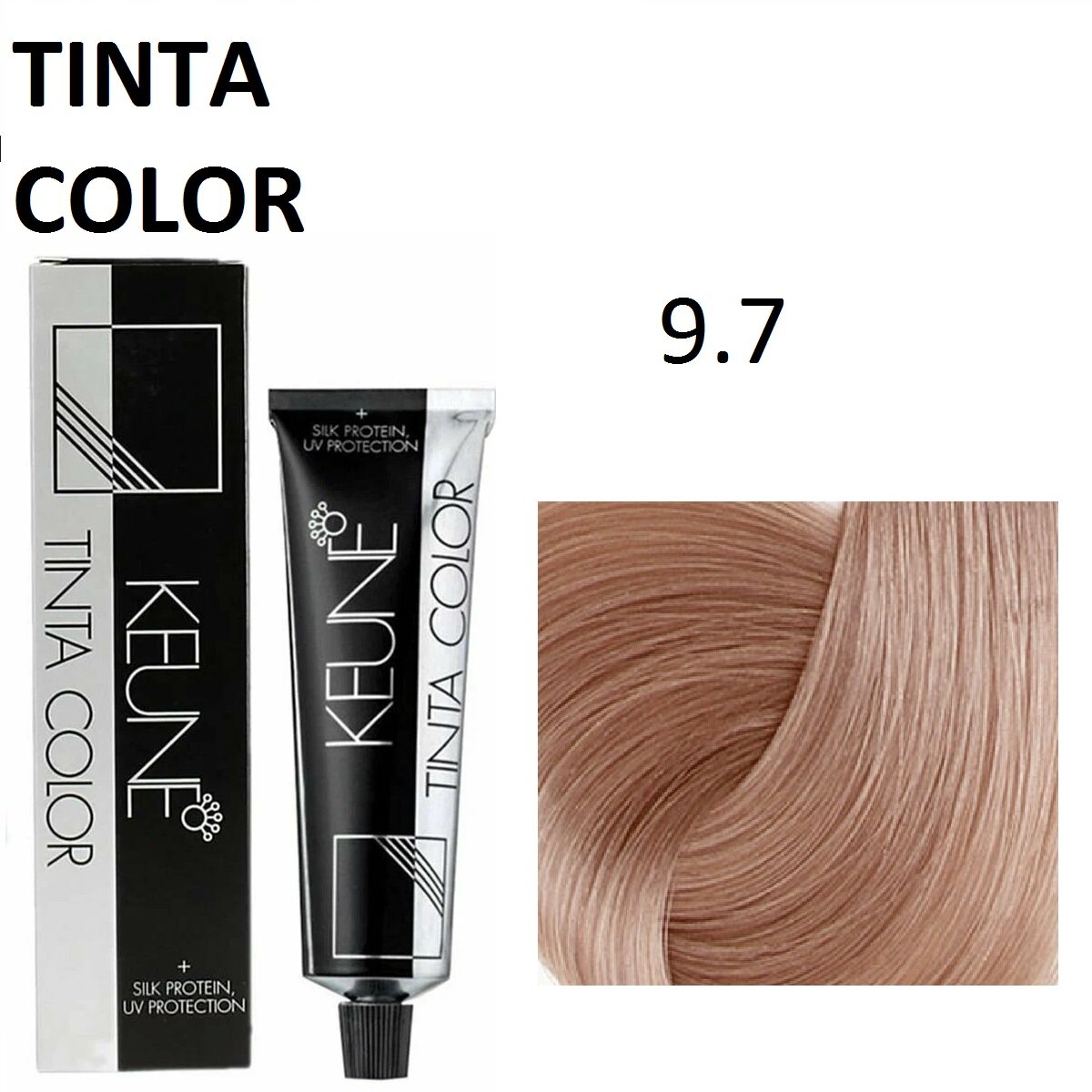 Keune Tinta Color 9.7 стойкая краска для волос, Светло Фиолетовый Блонд 60 мл