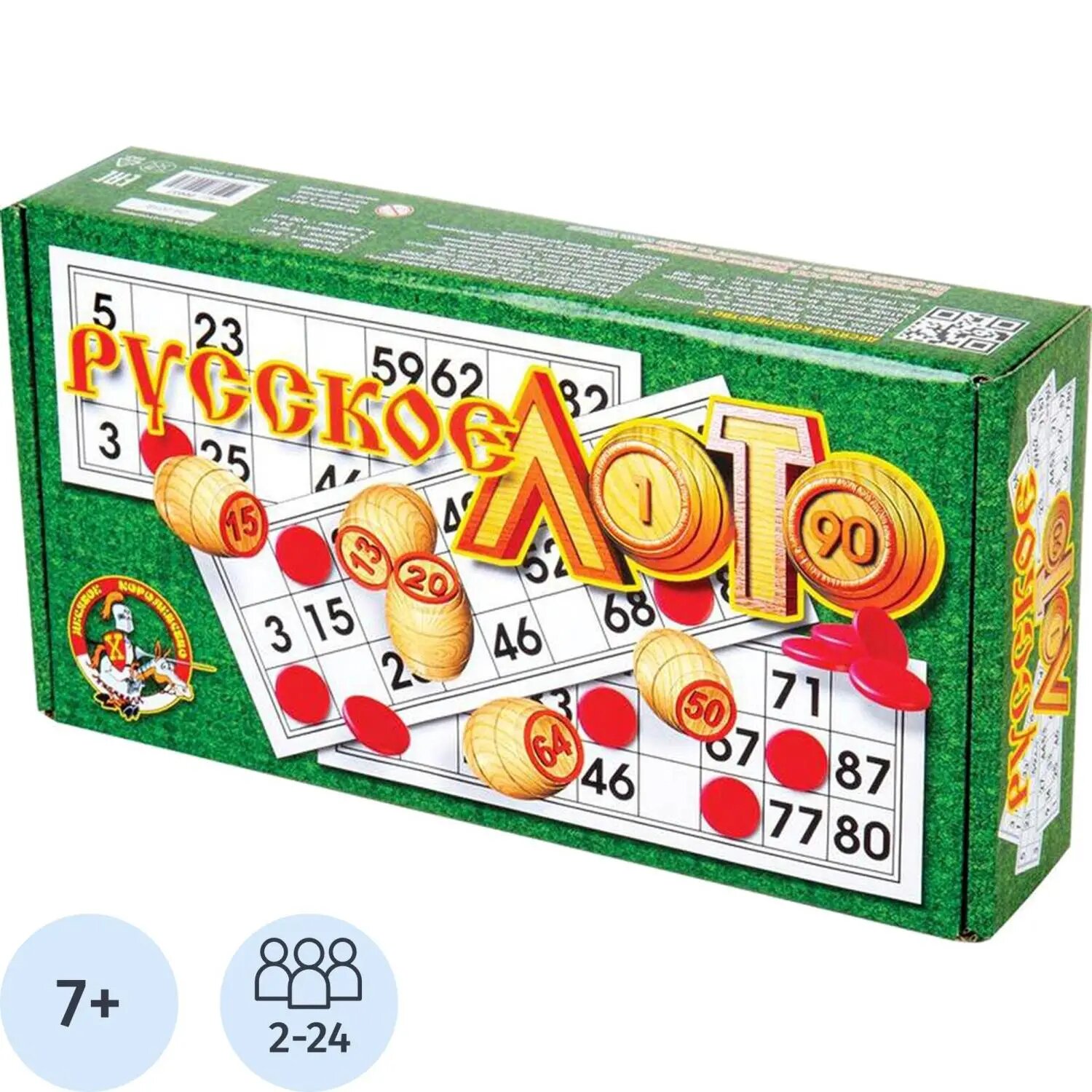 Игра Лото, деревянное,00037