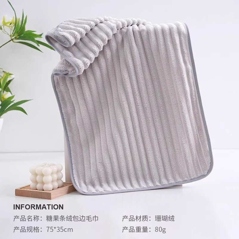 Коралловый флис, быстро сохнущее полотенце, впитывающее, для лица взрослых, не садится, банное полотенце, для студенческого общежития, яркие цвета, корейская версия, практичное