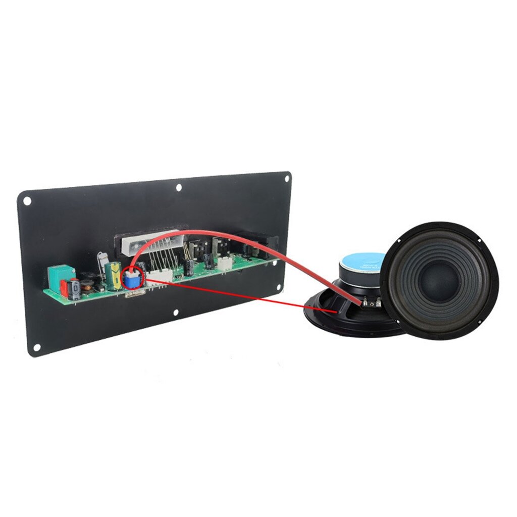 Power Amplifier Module 15W Bluetooth-compatible LCD Display USB Port Music Sources