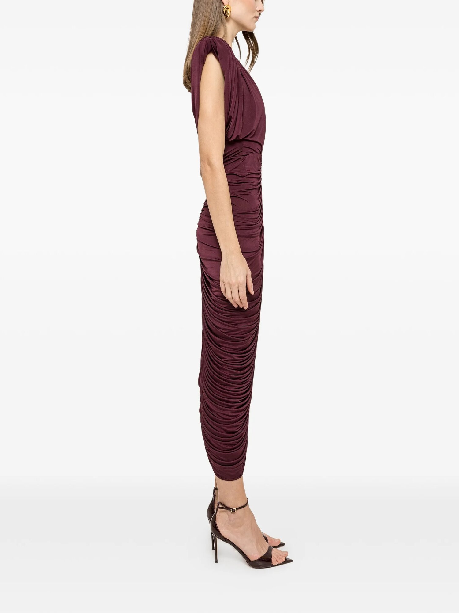 Платье Nissa Ruched midi dress, размер 38 — фото 1