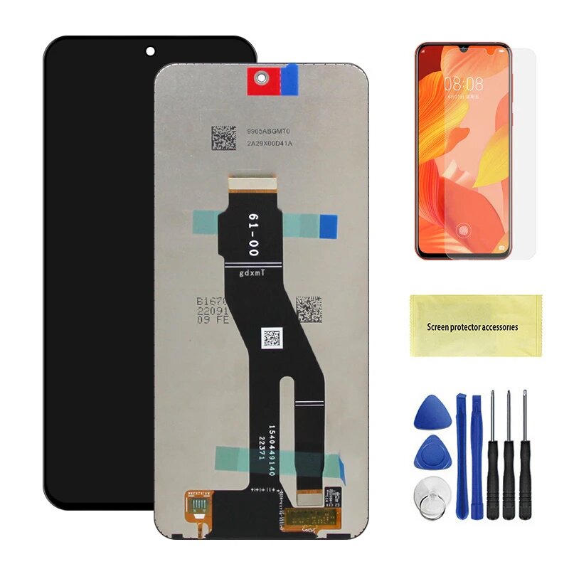 6,7 'для Honor X8a ЖК-дисплей CRT-LX1 CRT-LX2 CRT-LX3 с рамкой, дигитайзер Black No Frame