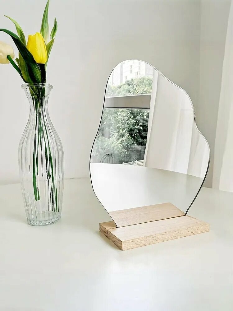 Зеркало настольное, 20 см х 25 см, 1 шт