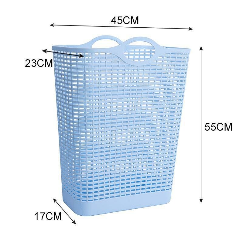 Корзина для грязного белья Wyeth для домашнего использования, корзина для хранения цвета макарон, настенная корзина для грязного белья большой вместимости для ванной