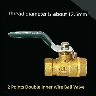 Медный шаровой кран Yongdexin с внутренней и внешней резьбой, малый воздушный клапан для компрессора, пневматический