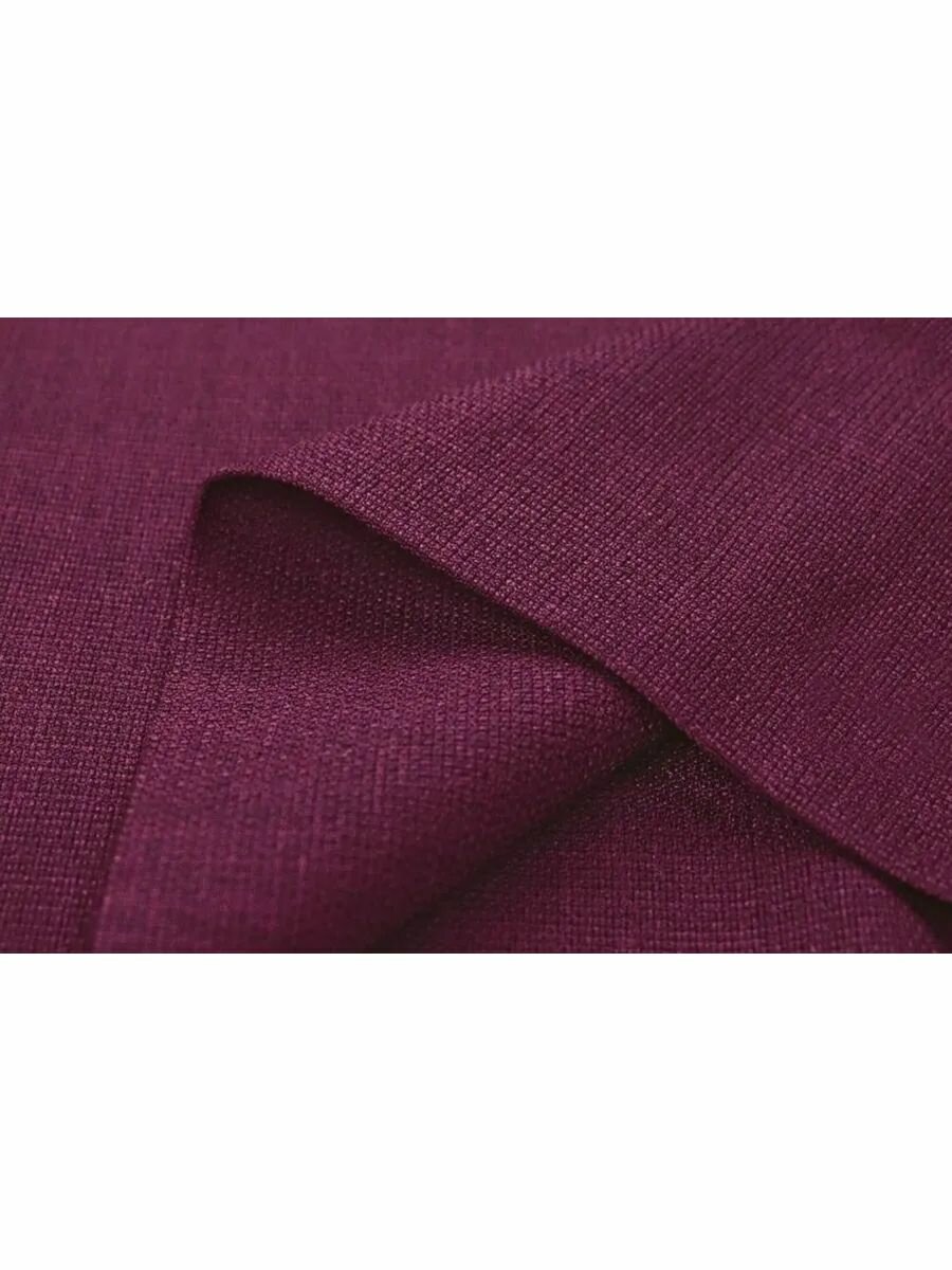 ЛЕН искусственный однотонный "Темно бордовый", ширина 145см, длина 100см