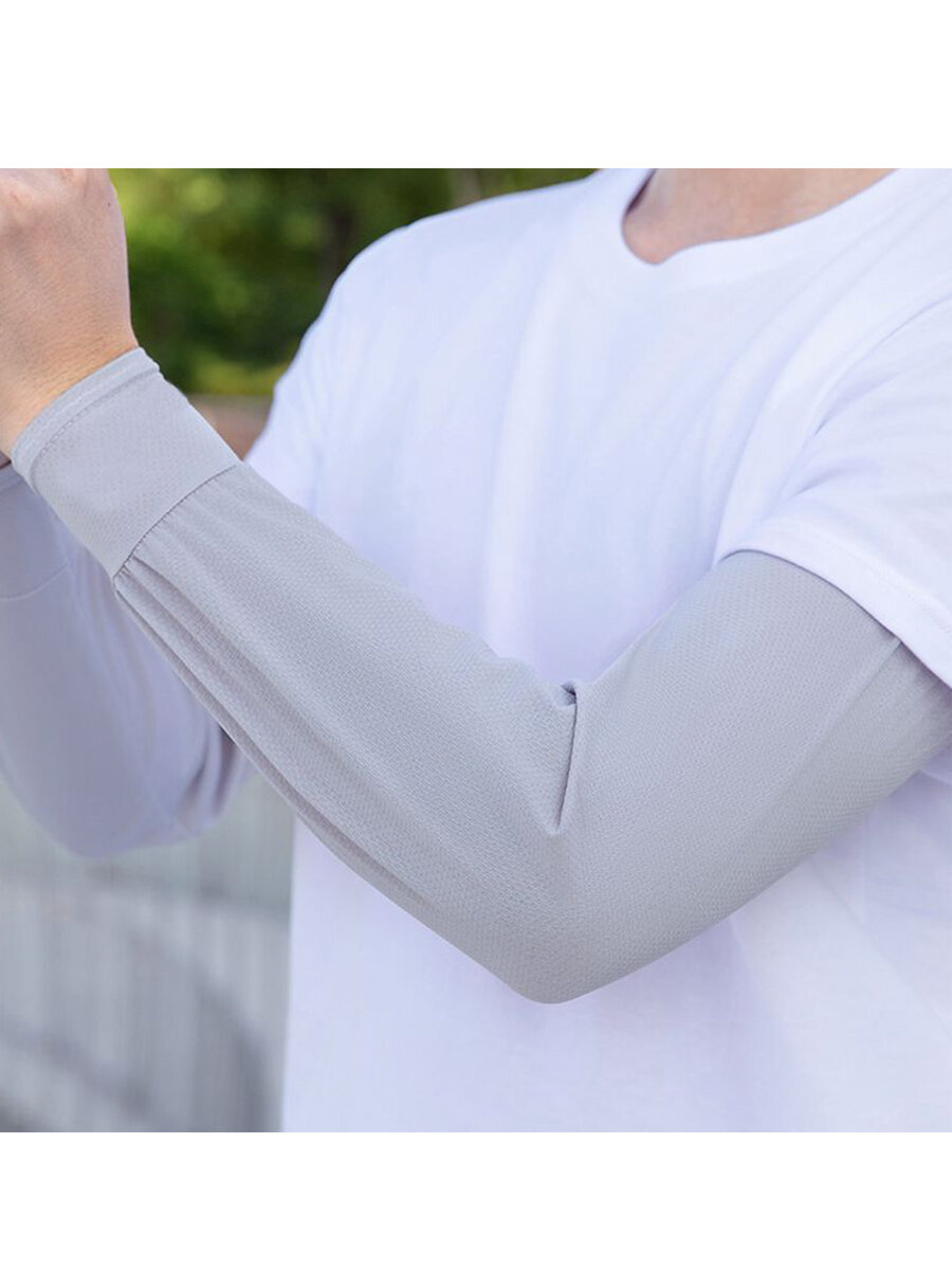 1 пара мужских нарукавников для езды на велосипеде, солнцезащитный крем для улицы