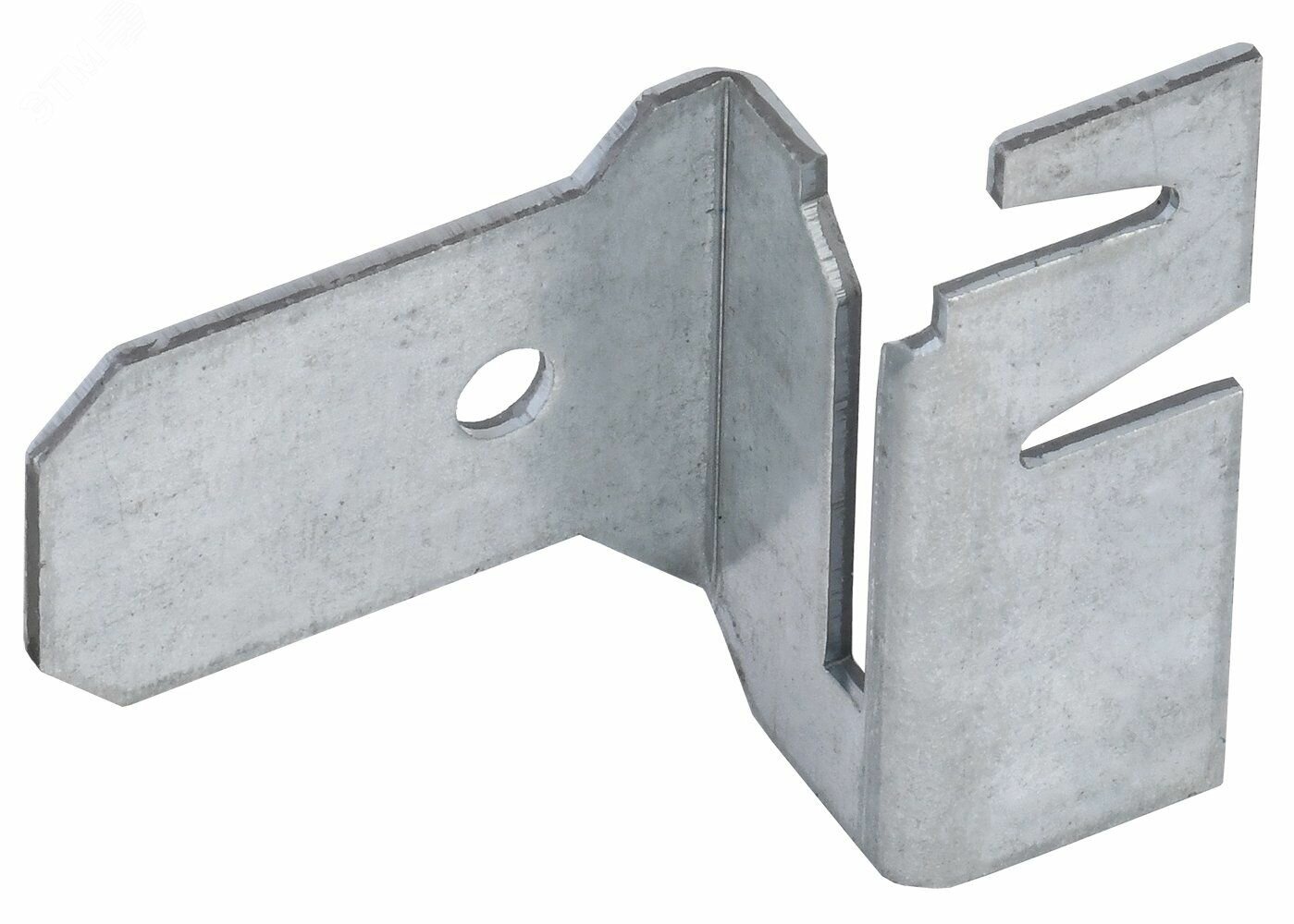 Держатель шин заземления IEK оцинкованная сталь, крепление держателя накладка с отверстием