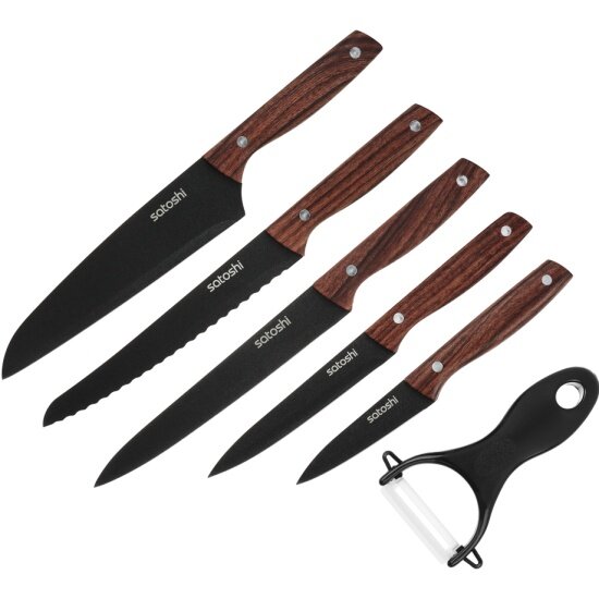 Набор ножей кухонных в магнитной коробке Satoshi Меллер, 6пр. 803-358