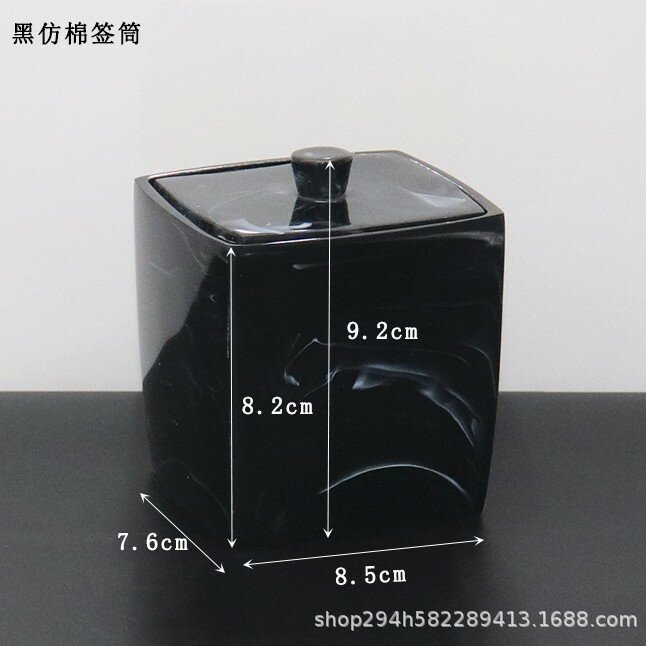 Европейский стиль коробка для ватных палочек, креативная коробка для хранения ваты, держатель для зубочисток, высококачественная коробка для соли для ванной в отеле, коробка для зубочисток из смолы